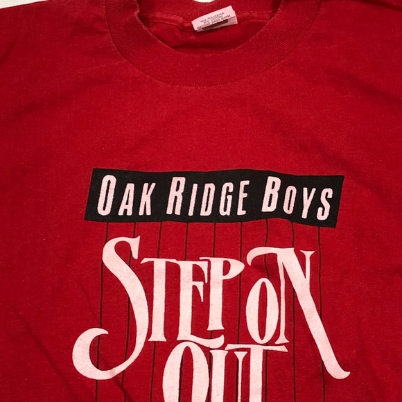 Shirts | Vintage Retro 1985 Oak Ridge Boys Step On Our Tour | Poshmark
